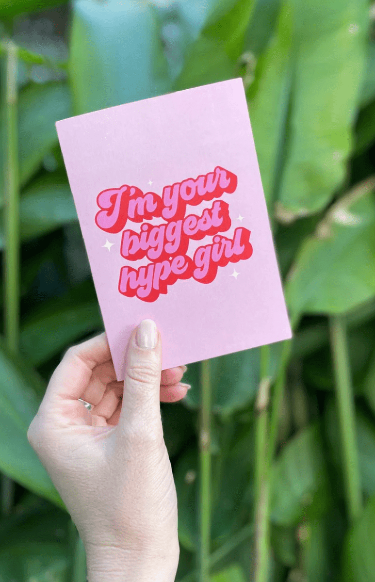 I'm Your Biggest Hype Girl Greeting Card* – Splash Swimwear