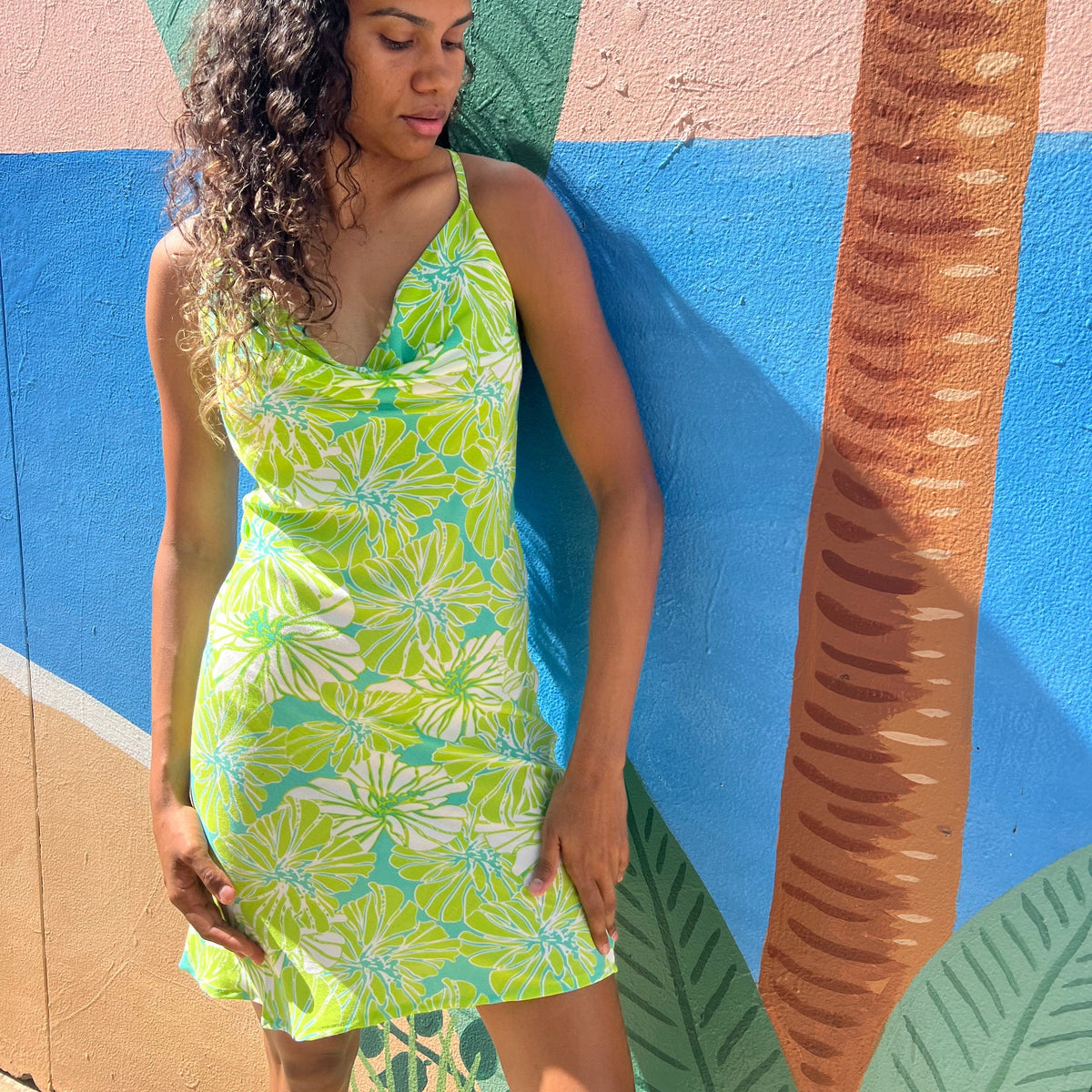 Summer Floral Tipsy Mini Dress – Splash Swimwear