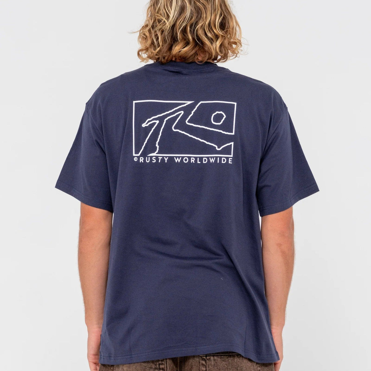 Rusty Boxed Out Short Sleeve Graphic Tee – Splash Swimwear